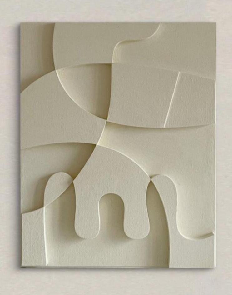 Organic shapes - Abstract art relief – Lucilesalamone