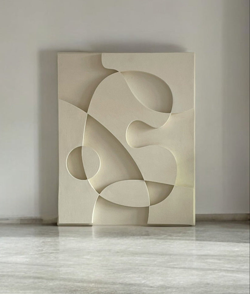 Organic shapes - Abstract art relief – Lucilesalamone