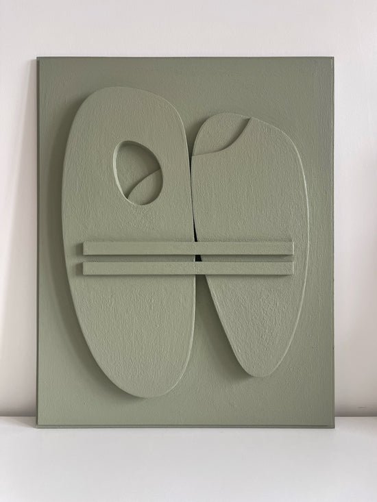 Organic shapes - Abstract art relief – Lucilesalamone