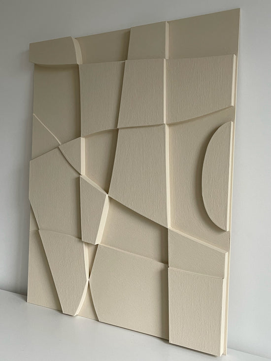 Organic shapes - Abstract art relief – Lucilesalamone